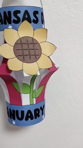 Kansas Day Lantern Craft Sunflower Coloring Activities Kindergarten ...