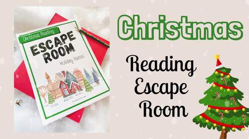Christmas Holiday Activity | Reading Escape Room | 3rd - 5th Grade