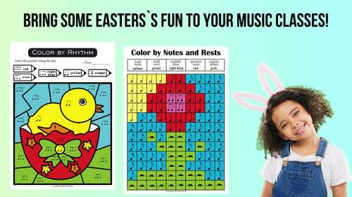 Music Worksheets Saving Bundle for Easter | Spring Music Sub Plans