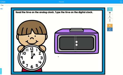 Telling Time Boom Cards by Krafty in Kinder | TPT