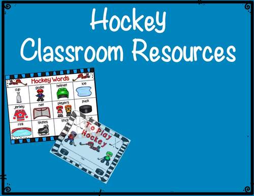 Hockey Unit: Literacy & Math Centers & Activities | TPT