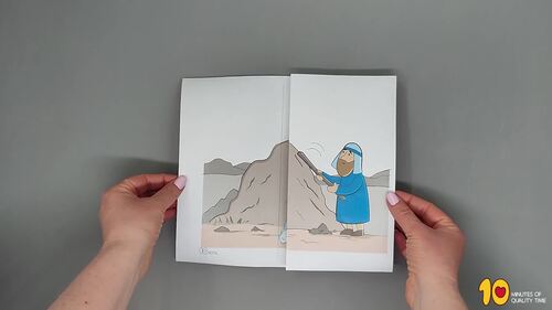 Moses Strikes the Rock Craft by 10 Minutes of Quality Time | TPT