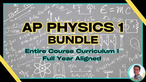 AP® Physics 1 PPT - Entire Course Curriculum - Full Year Aligned