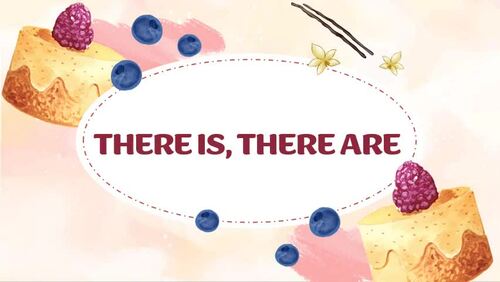 THERE IS + THERE ARE - PPT PRESENTATION - NO PREPARATION - EDITABLE