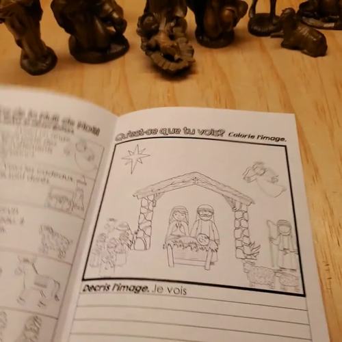 French Nativity Activity Booklet - Livret de la Nuit de Noël | TPT