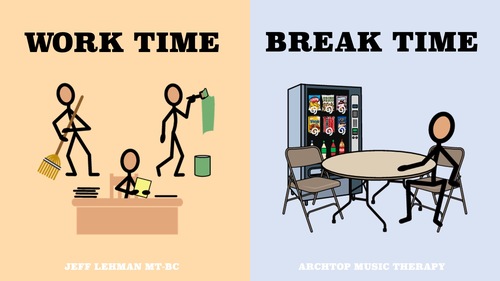 Behavior/Vocational Songs & Videos - Work Time, Break Time | TPT