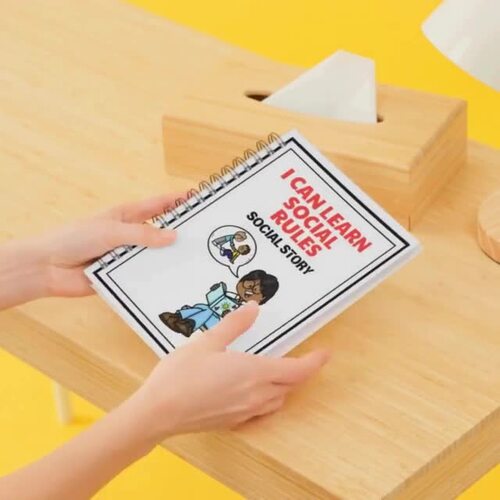 Social Norms Social Story W/ Poster Self Reflection Sheet NonVerbal ...