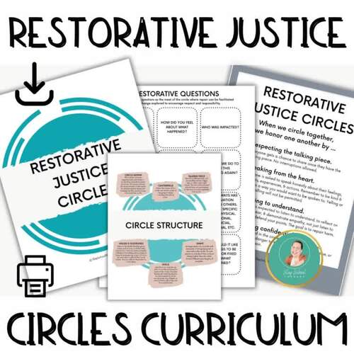 Restorative Justice Circles Curriculum, Community Building, Conflict ...