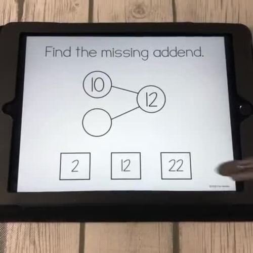 Digital Number Bonds - Missing Addends to Sums of 20 {For Distance ...