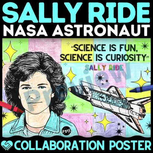 Sally Ride NASA Astronaut Collaborative Poster Activity | Women in STEM ...