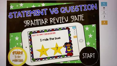 Types of Sentences grammar BOOM deck Bundle 3 decks total | TPT