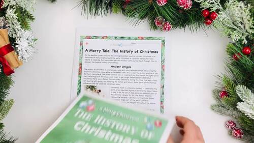 Christmas History Nonfiction Text Feature RI.2.5 2nd Grade Winter ...