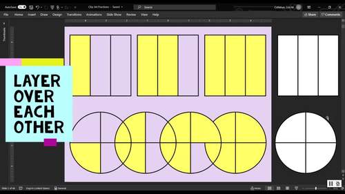 Fraction Circle & Square Clip Art - Over 280 images! by eclectic by e cal
