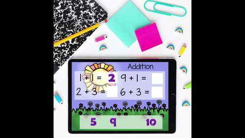 French Boom Cards: Math - Addition (0-10) by La Classe de Mme Caroline