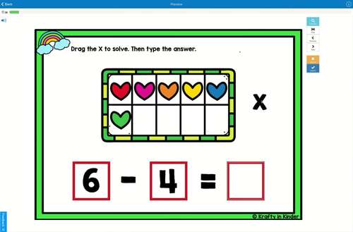 March Boom Cards Digital Math Centers for Kindergarten by Krafty In ...