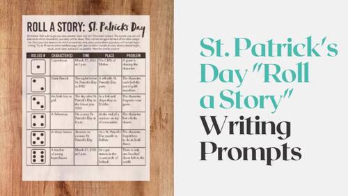 Roll a Story for St. Patrick's Day | Narrative Writing Activity | March ...