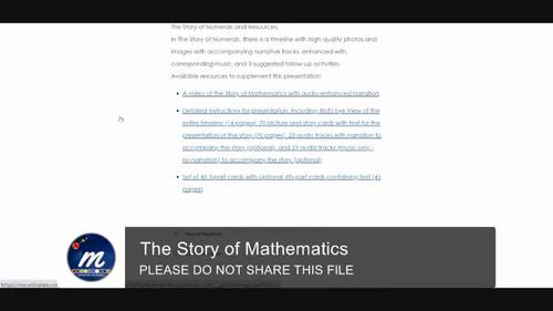 History and Timeline of Numbers Math Fifth Great Lesson MEGA BUNDLE ...