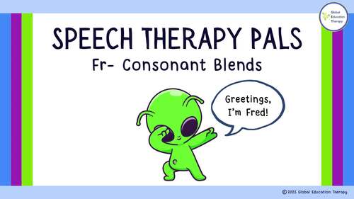 Speech Therapy /R/ Articulation Activities | Fr- Consonant Blends