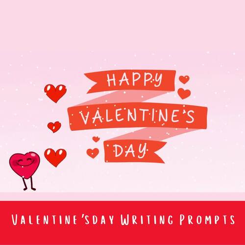 Digital Valentine's Day|Writing Prompts|K-5 by The Literacy Fox | TPT