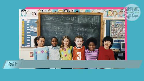 Back to School Inspirational and Growth Mindset Posters Rainbow Theme