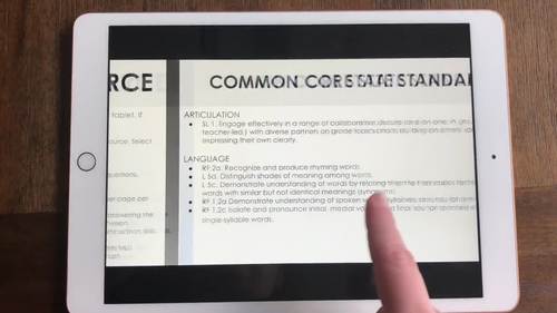 DISTANCE LEARNING Speech Therapy Articulation & Language Tasks ...