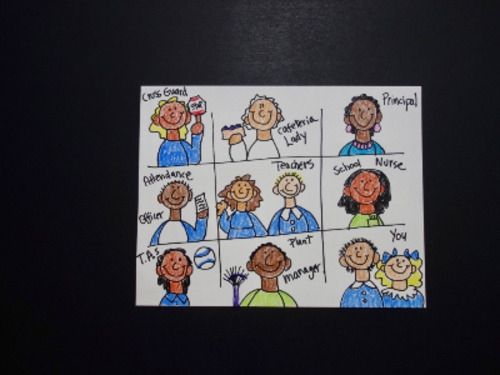 Let's Draw Community SCHOOL Helpers! by Patty Fernandez Artist | TPT