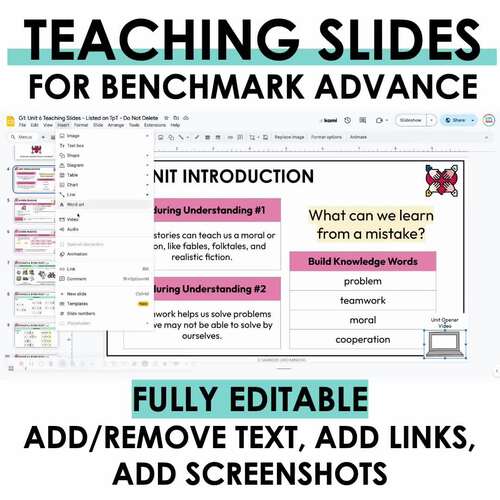Units 1-10 Teaching Slides FULL-YEAR BUNDLE | First Grade | Benchmark ...