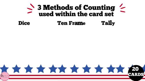 Patriotic Math Activity Counting to 10 - Numbers 1 to 10 Write the Room ...