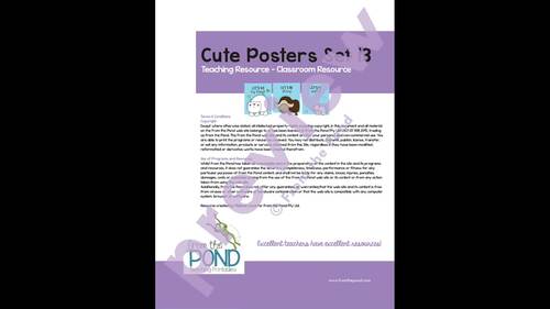 Arctic Animal Positive Classroom Posters by From the Pond | TPT