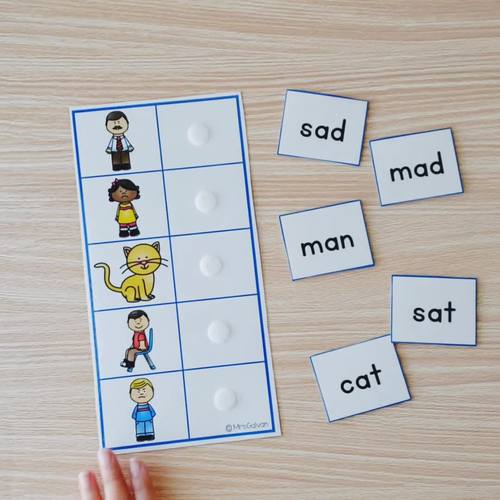 CVC Words BUNDLE NO PREP Worksheets and Centers by MrsGalvan | TPT