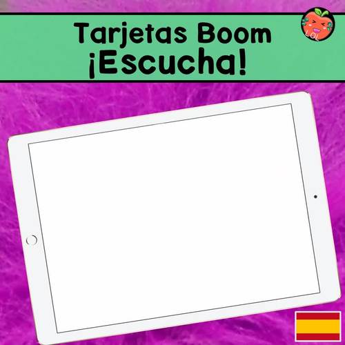 Spanish listening comprehension Boom cards Tarjetas Boom comprensión ...