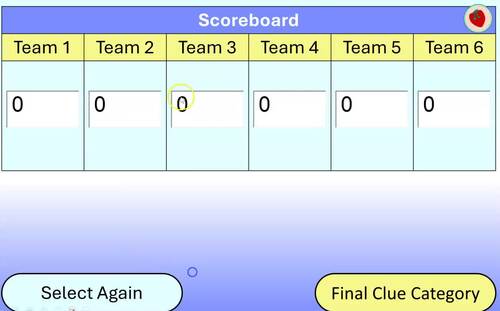 Powerpoint Editable Game Show Template Personal or Commercial Like Jeopardy