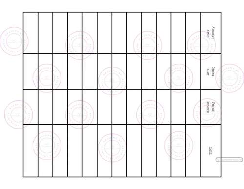 Meet the Teacher or Open House Station Signs/Welcome Sign/Forms/Pencil Tag