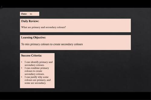 Element of Art: Colour Theory - Mixing colours (PowerPoint and Worksheet)