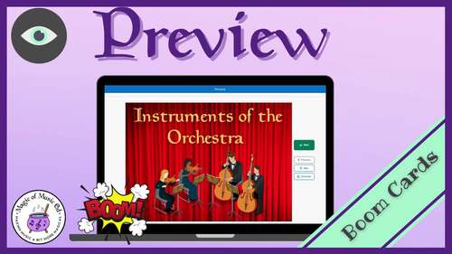 Instruments of the Orchestra - Which Family? | Boom Cards by Magic of ...