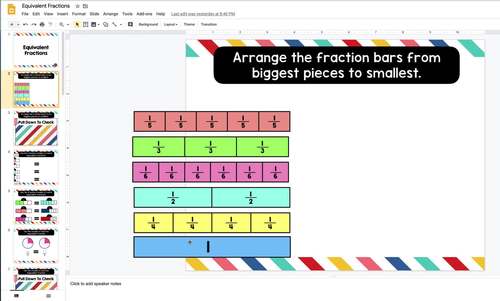 Fractions Digital Bundle by Drop Your Anchor | TPT
