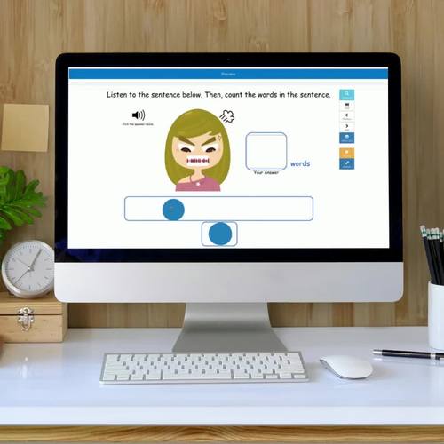 PHONOLOGICAL AWARENESS: Sentence Segmentation - Boom Card | TPT