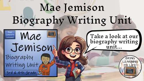 Mae Jemison Biography Writing Unit | 3rd Grade & 4th Grade | TPT