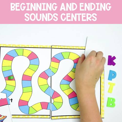 Beginning and Ending Sounds Phonemic Awareness Centers and Phonics ...