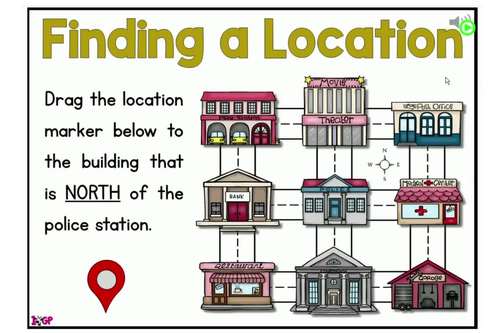 Maps, Globes and Location BOOM CARDS™ Distance Learning Lesson and Task ...