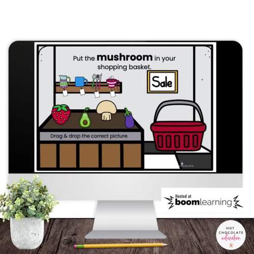 Fruit & Vegetable ELL / ESL Beginner Vocabulary Activity | Digital Boom ...