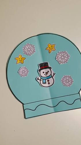 3D Snow Globe Writing Craft | Winter & Christmas Writing Prompts | 2nd ...
