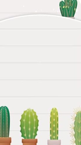Cactus Theme Note Paper by HappyEdugator | TPT