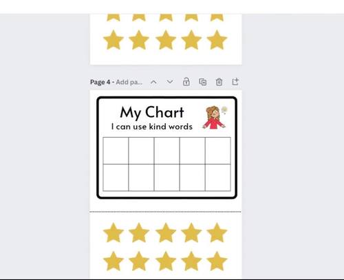 Star Chart - Behavior chart to reinforce classroom behavior expectations
