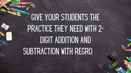 2-Digit Addition and Subtraction with Regrouping for Google Slides