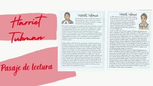 Harriet Tubman | Biografía, Pasaje de Comprensión Lectora y Actividades