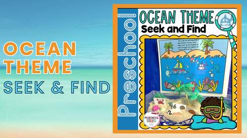 Preschool Activities Ocean Theme - Seek and Find by Preschool SOS