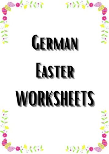 German Easter Worksheets Activity by Worksheet Whisperer | TPT