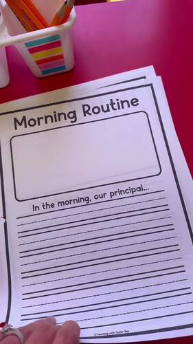 Principal Appreciation Day Cards | Writing | What Does Our Principal Do ...