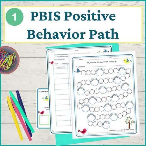 Behavior Visual Supports- Birds Bundle by The Responsive Educator